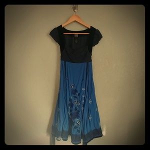 lithe | Dresses | Beautiful Blue Dress | Poshmark